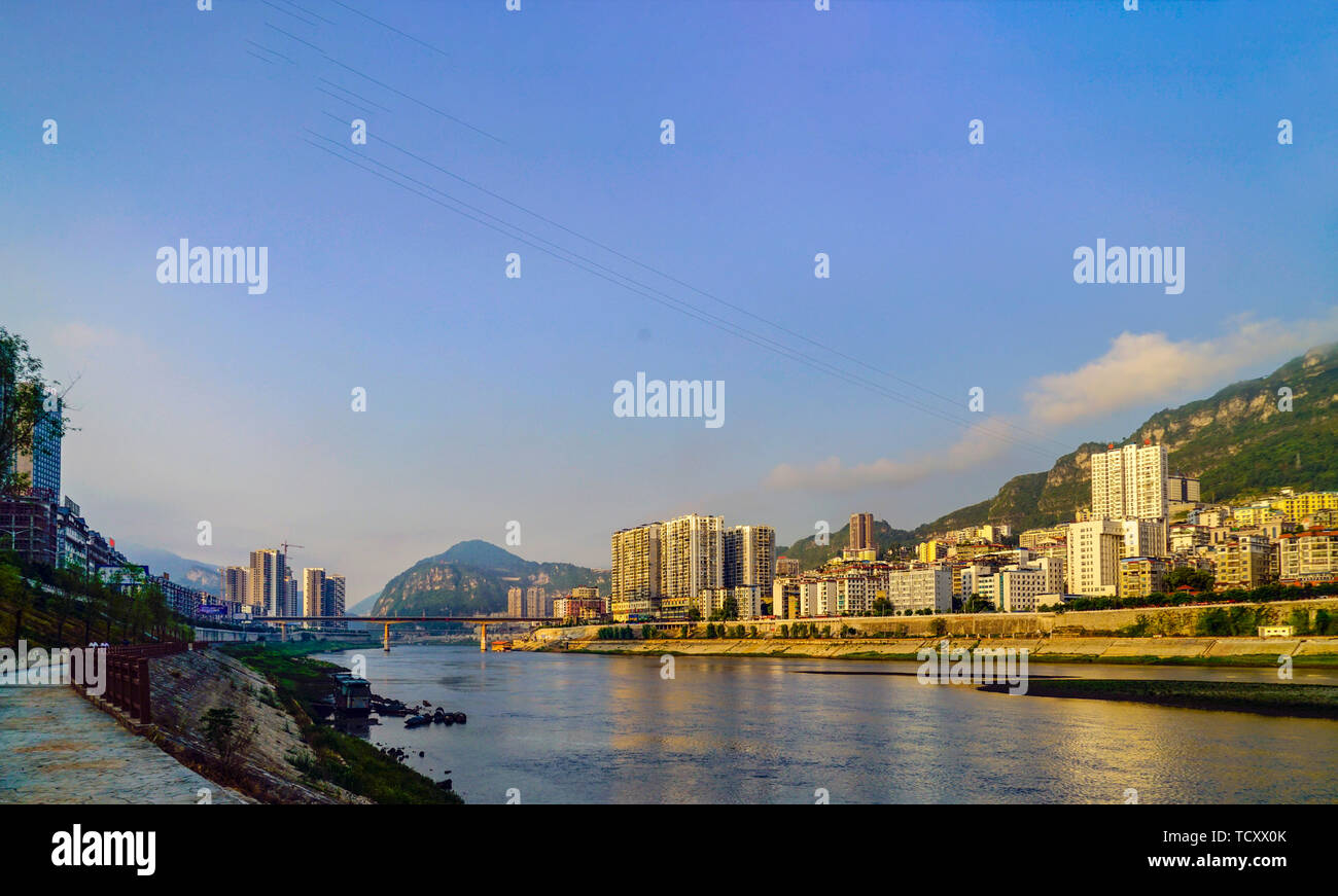 Scenery of Sinan County Stock Photo - Alamy
