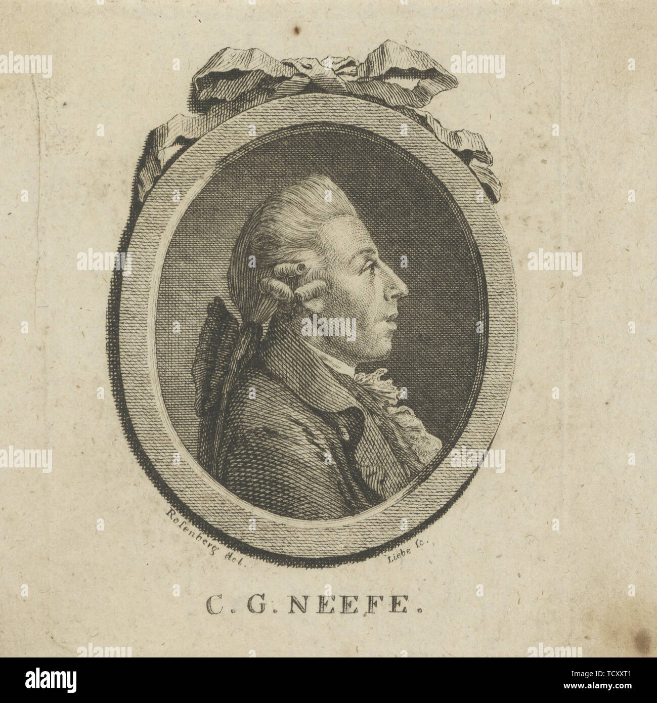 Portrait of the composer Christian Gottlob Neefe (1748-1798) , c. 1780 ...