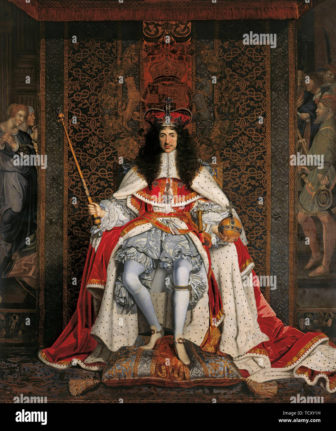 Charles ii portrait john michael hi-res stock photography and images ...