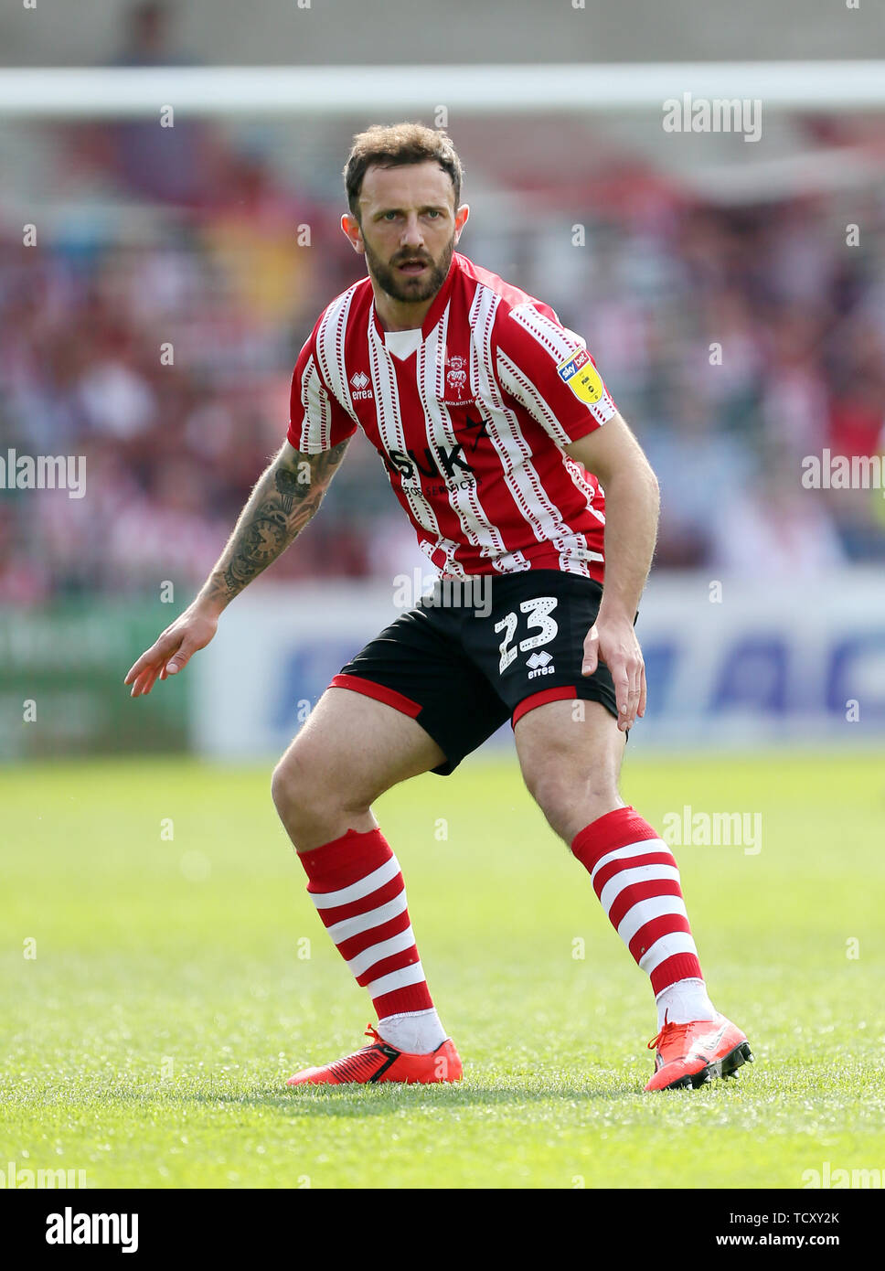 Lincoln City's Neal Eardley Stock Photo - Alamy
