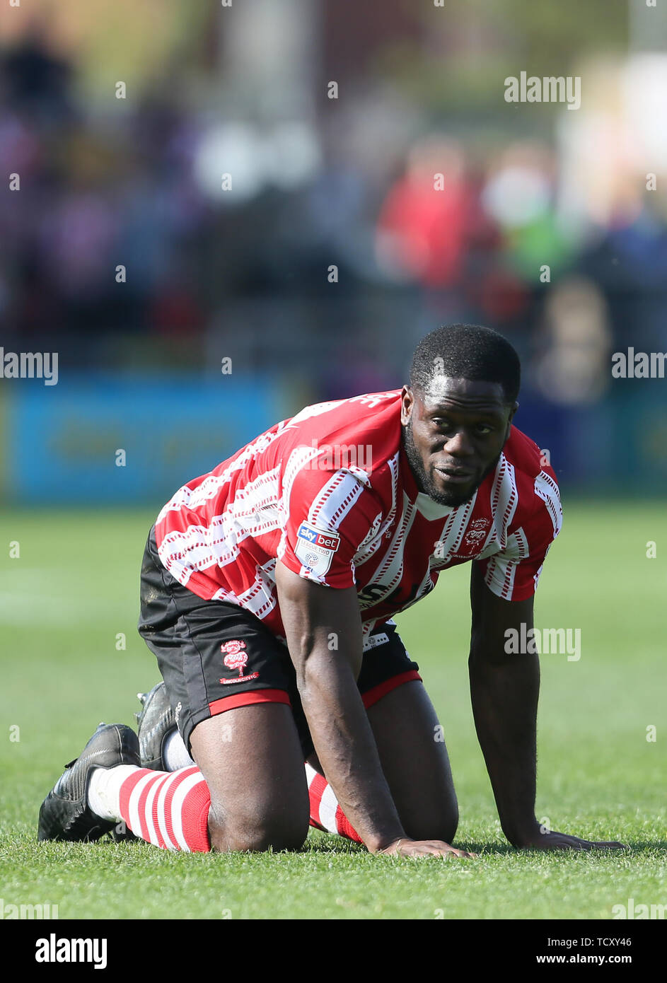 Lincoln City's John Akinde Stock Photo - Alamy