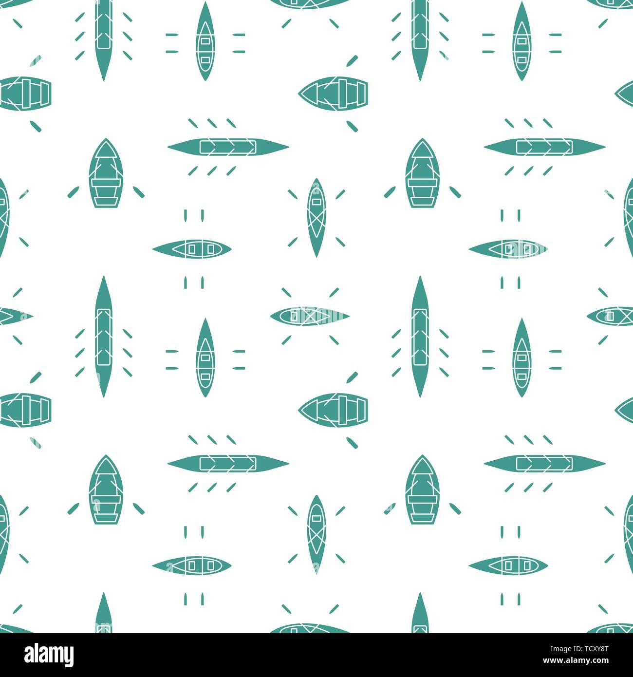 Boats silhouettes seamless pattern Stock Vector Image & Art - Alamy