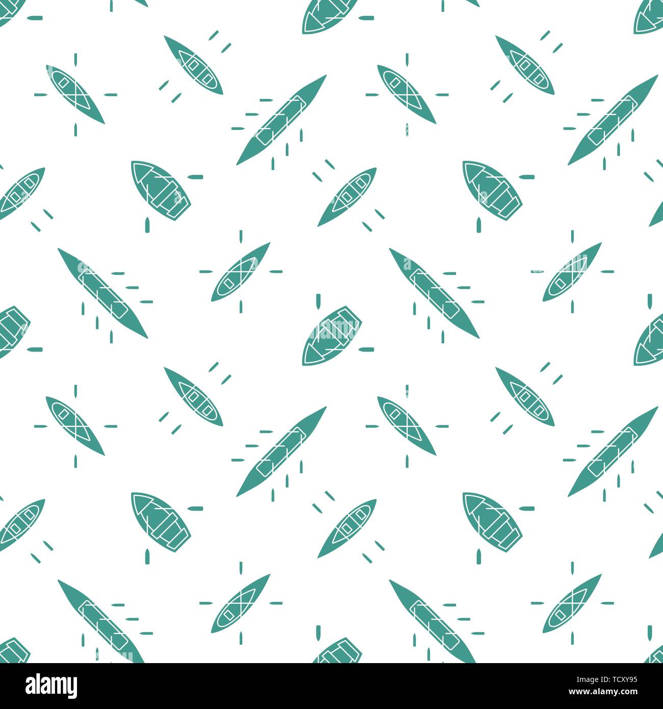 Boats silhouettes seamless pattern Stock Vector Image & Art - Alamy