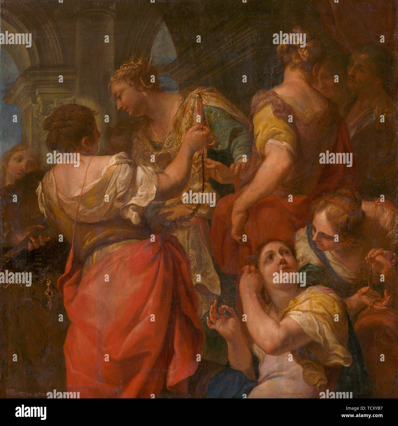 Achilles and the Daughters of Lycomedes, c. 1680. Creator: Molinari ...