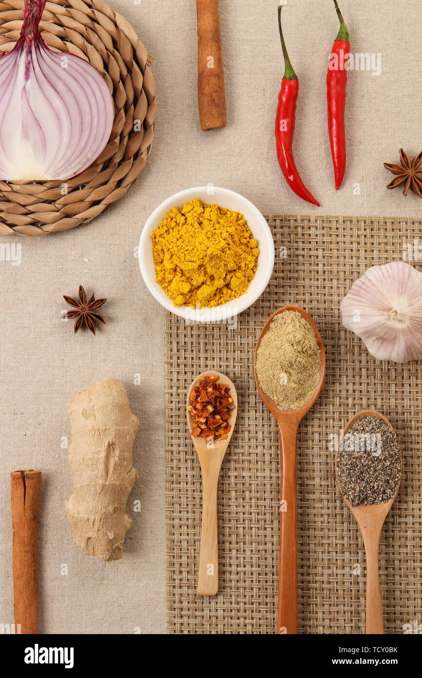 Spice combinations hi-res stock photography and images - Alamy