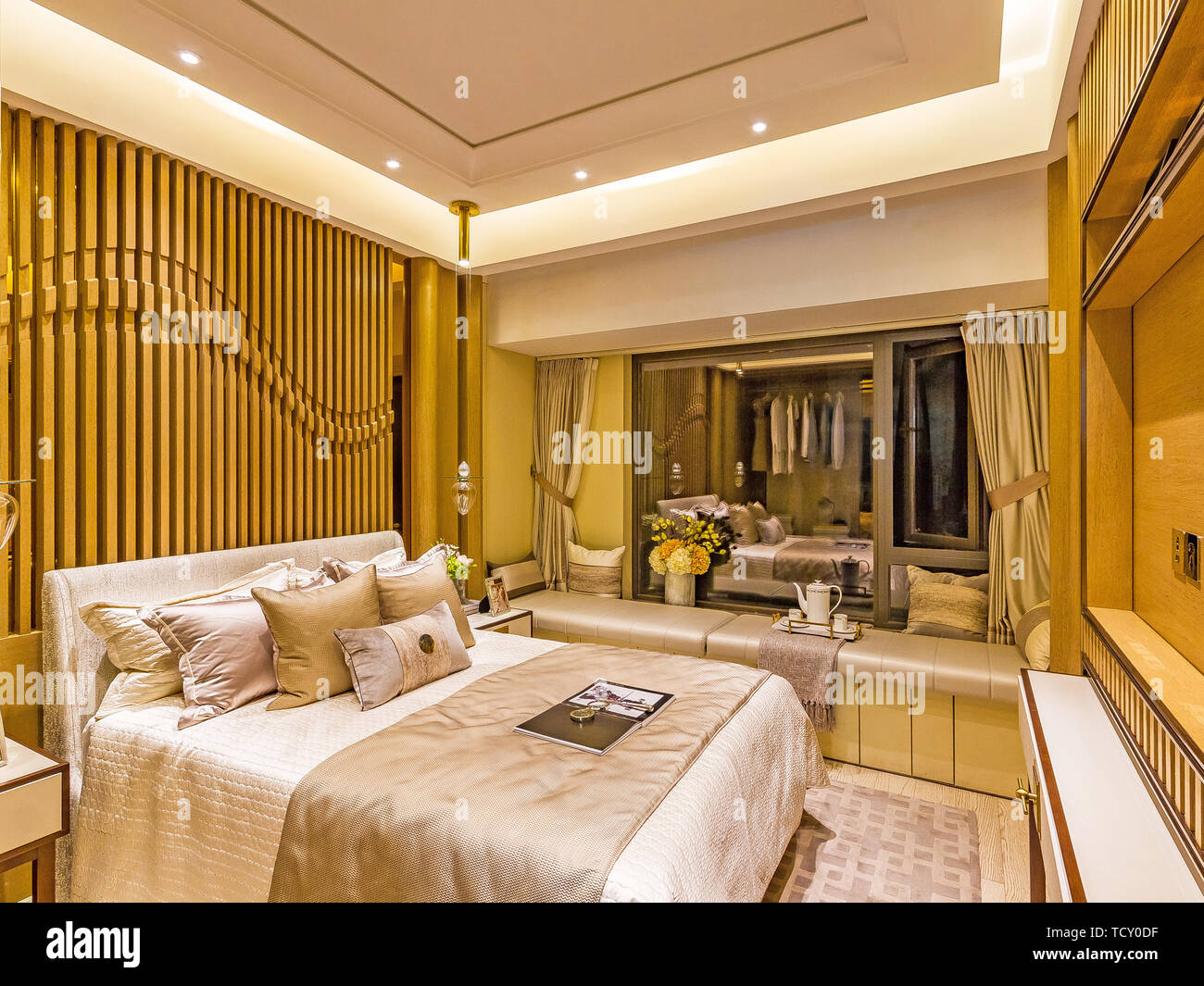 Bedroom, sleep, comfortable and comfortable rest environment, different ...