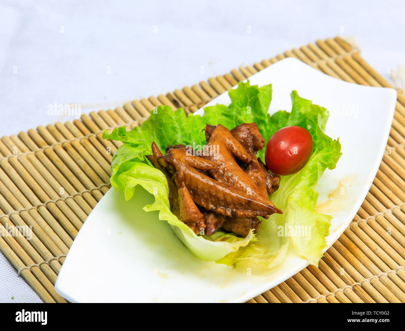 chicken wing tip Stock Photo - Alamy