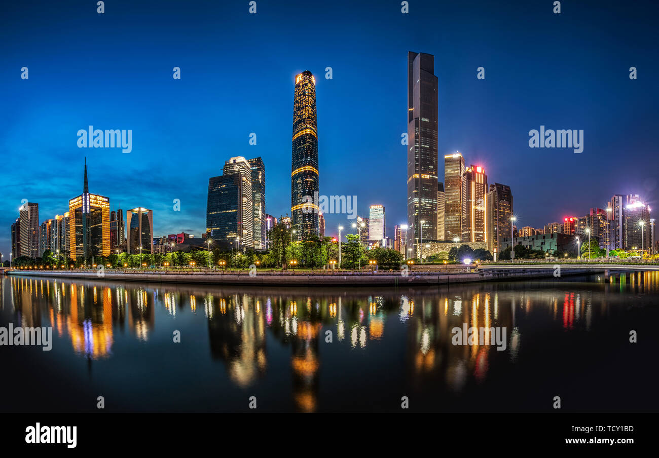 guangzhou zhujiang new town Stock Photo - Alamy