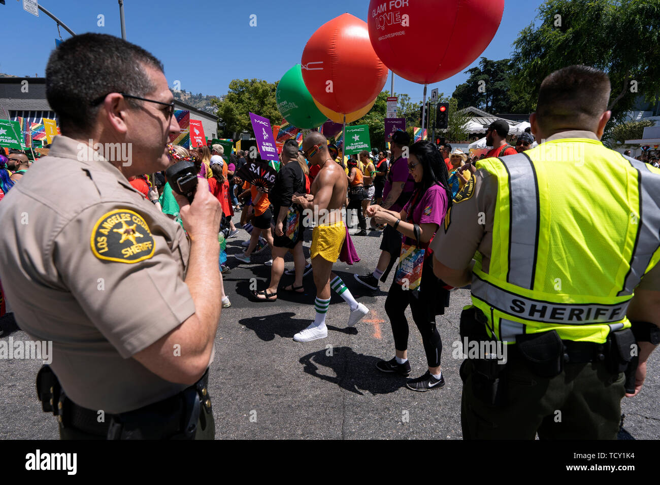 Gay pride los angeles hi-res stock photography and images - Alamy