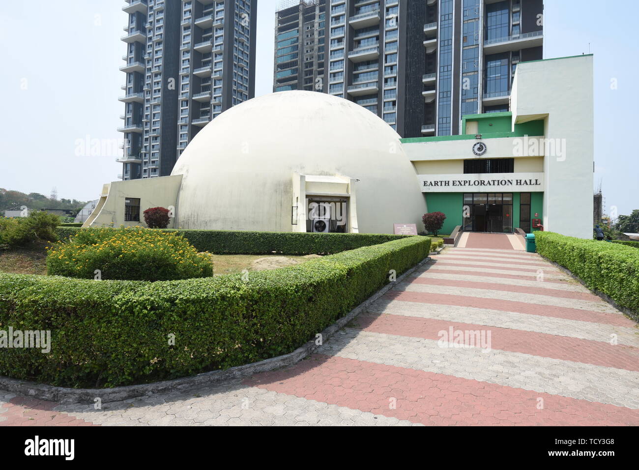 Earth Exploration Hall of the Science City, Kolkata, India Stock Photo ...