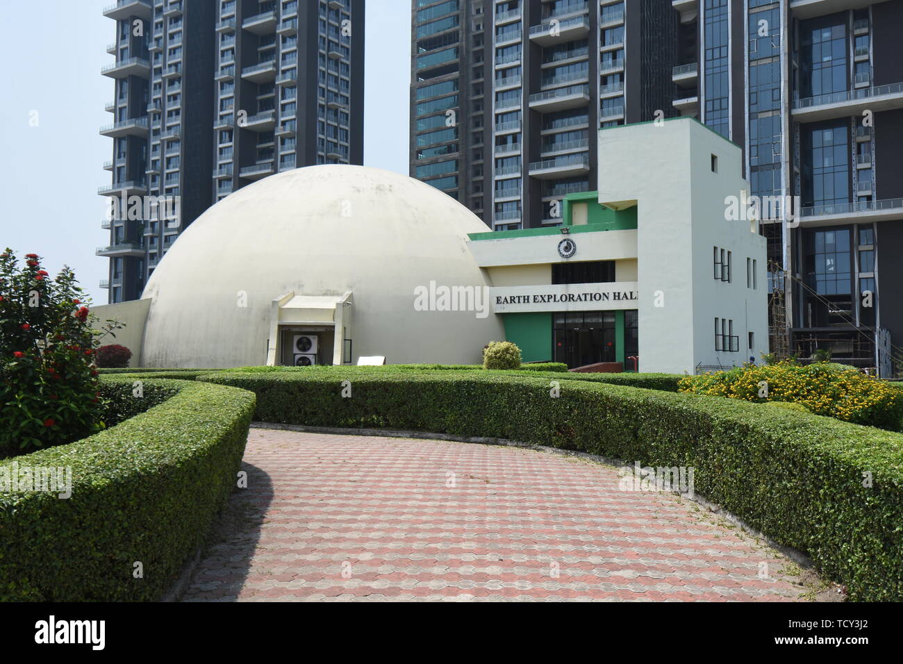 Earth Exploration Hall of the Science City, Kolkata, India Stock Photo ...