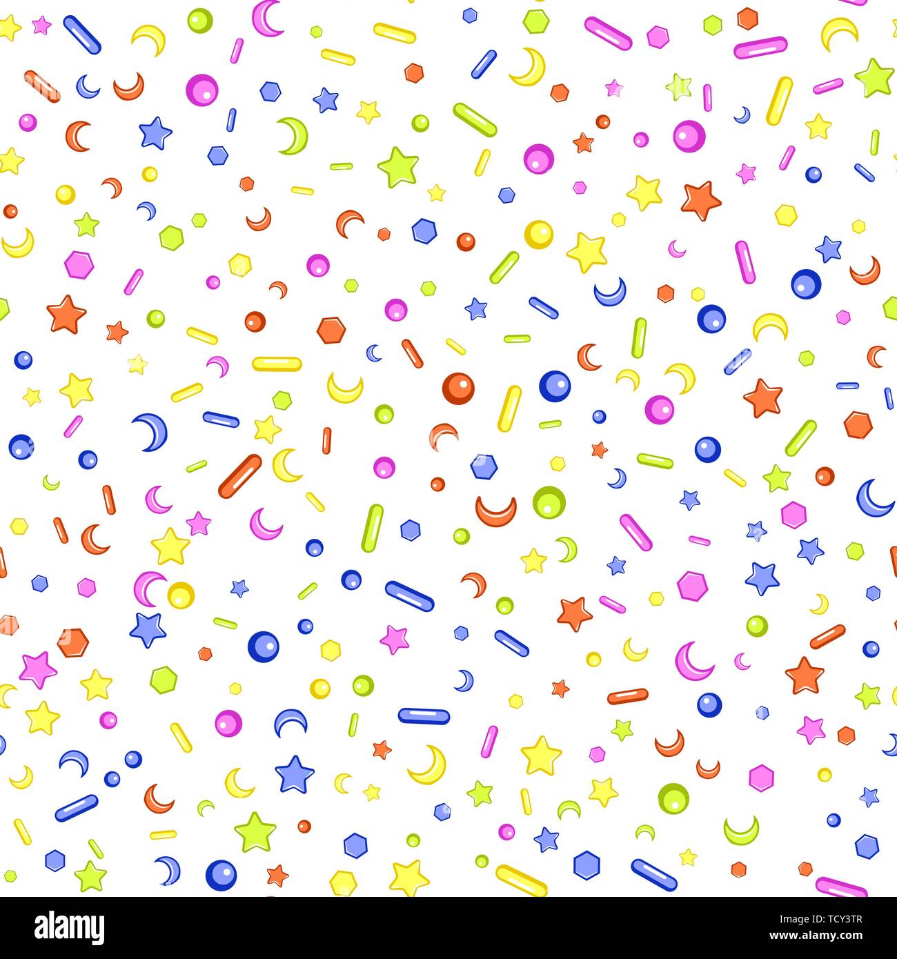 Sprinkle with grains of desserts. Seamless abstract pattern with sharp ...