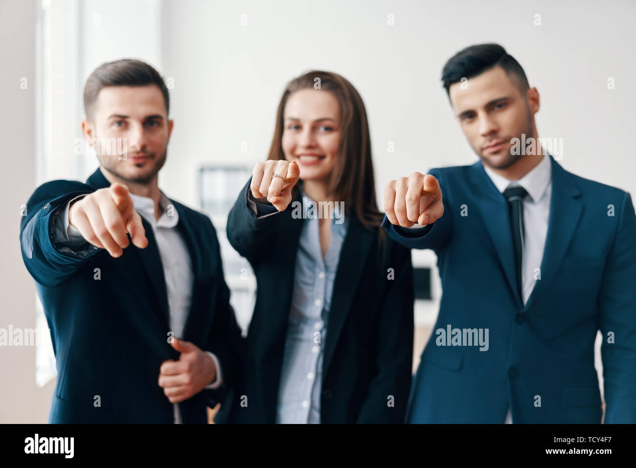 People pointing hi-res stock photography and images - Alamy