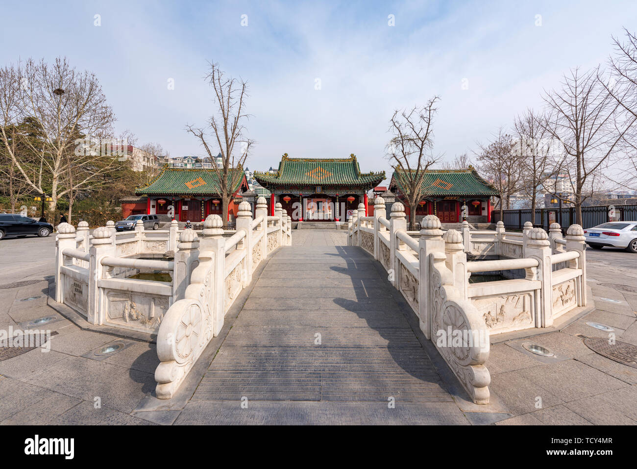 Cultural relics and monuments in Wenmiao Scenic Area, Zhengzhou City ...
