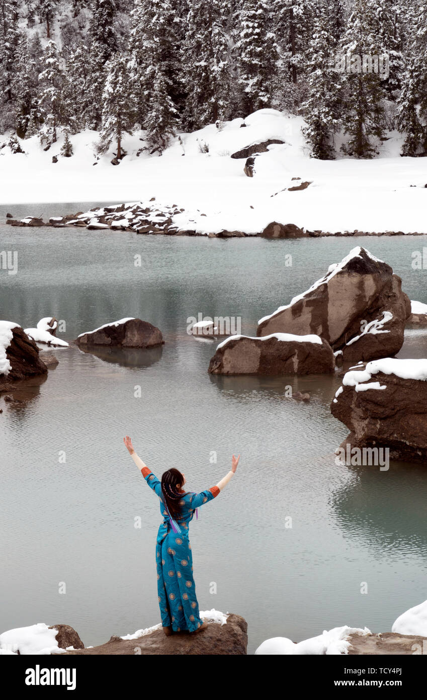 Lianwu Lake scenery Stock Photo - Alamy