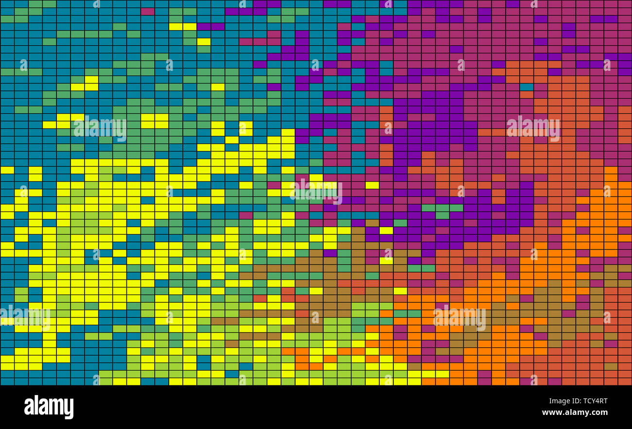 Gradient mosaic tile pattern hi-res stock photography and images - Alamy