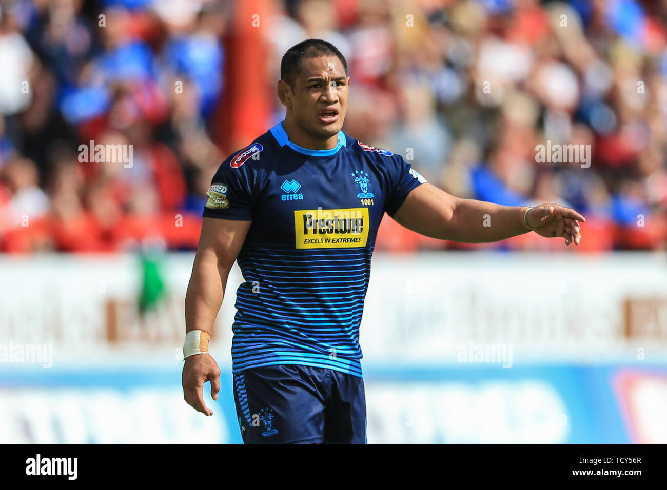 Wigan warriors taulima tautai hi-res stock photography and images - Alamy