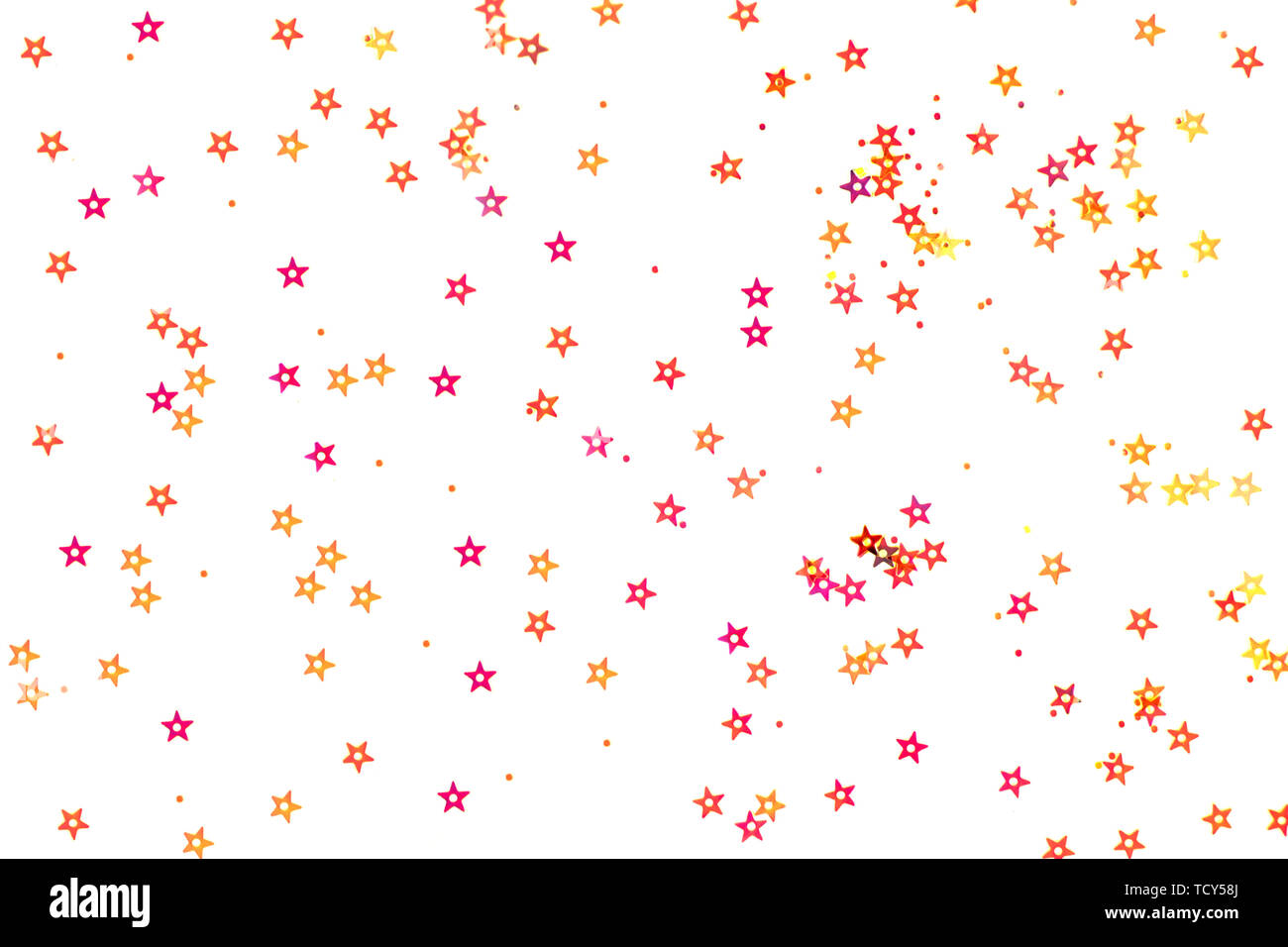 Bunch of colored stars on white background Stock Photo - Alamy