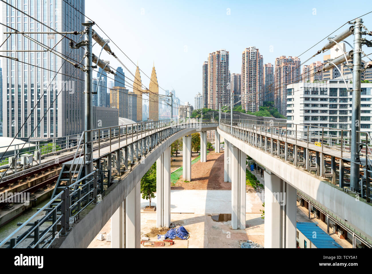Chongqing Rail Transit Stock Photo - Alamy