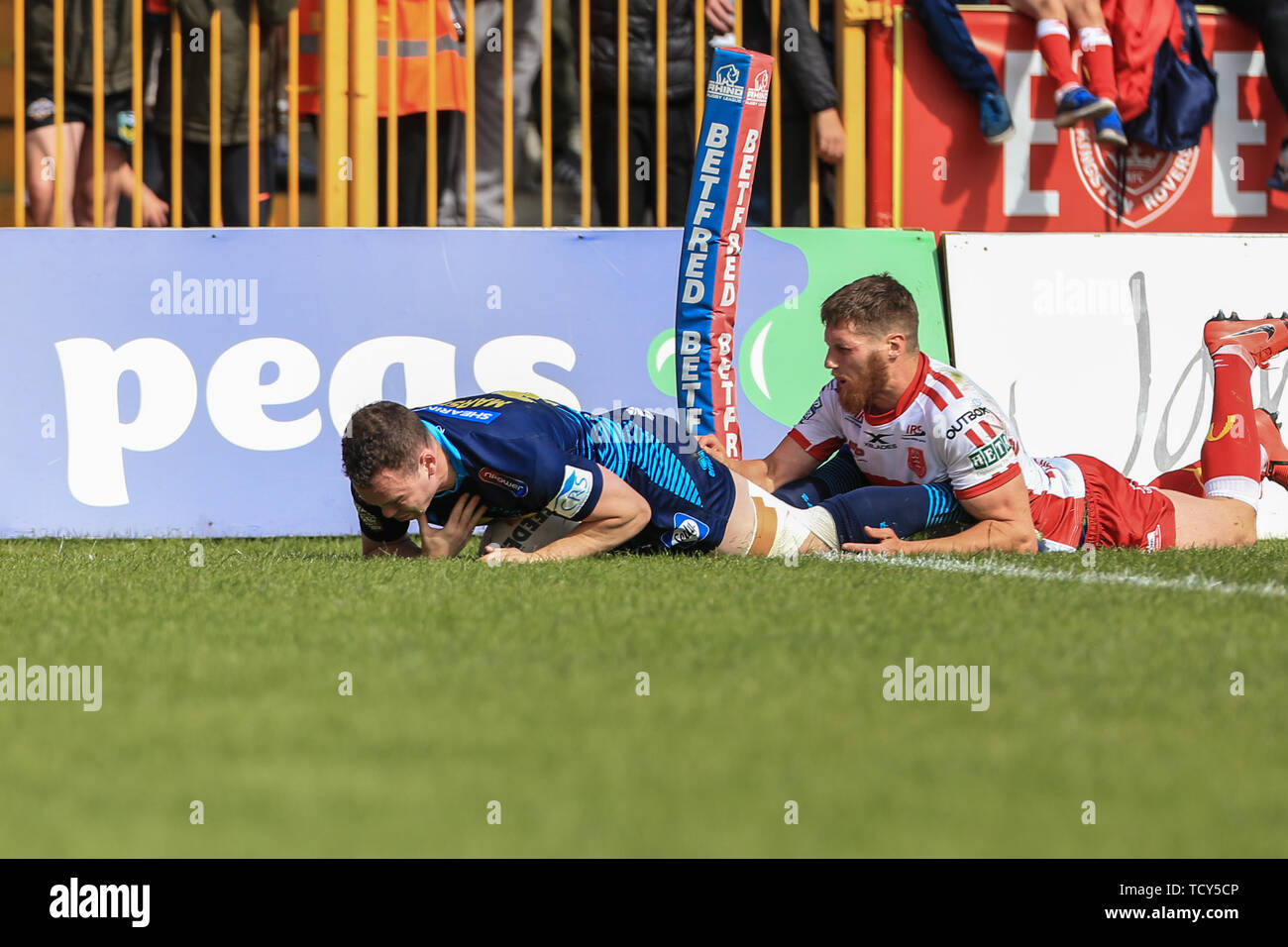 9th June 2019 , KCOM Craven Park, Hull, England; Betfred Super League ...
