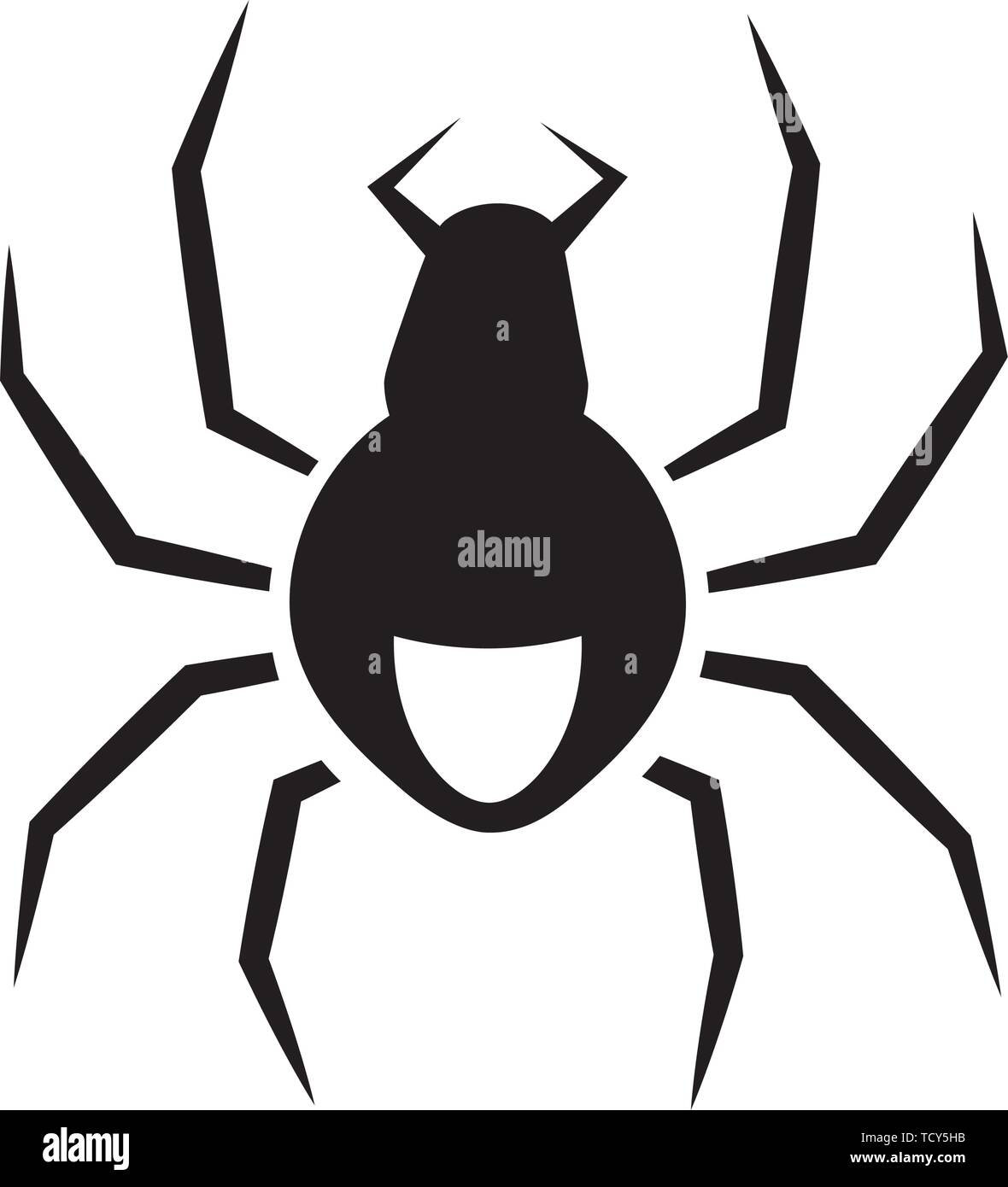Spider Icon Vector Stock Vector Image & Art - Alamy