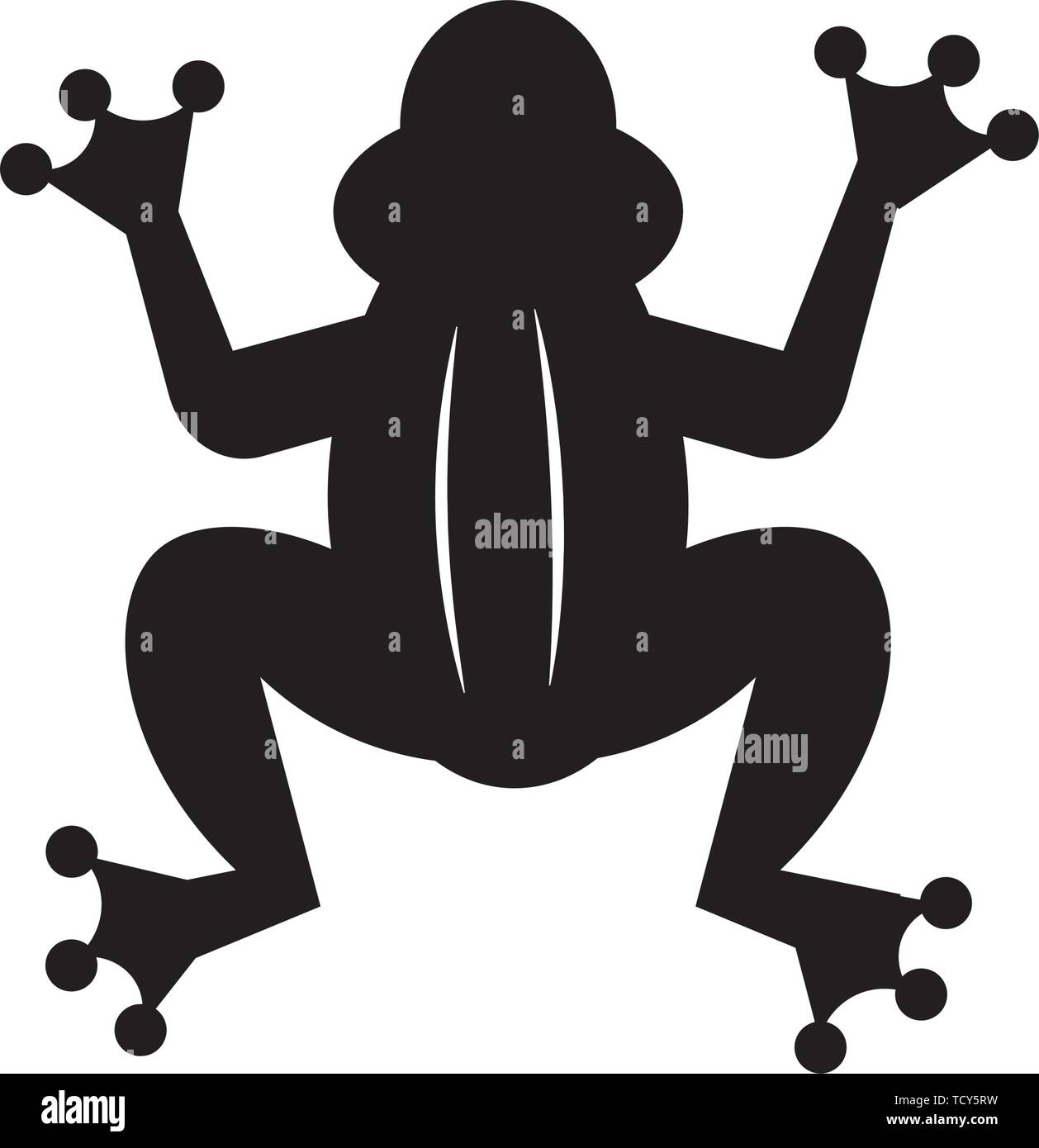 Frog Icon Vector Stock Vector Image & Art - Alamy