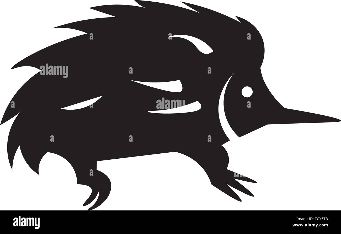 Echidna Icon Vector Stock Vector Image & Art - Alamy
