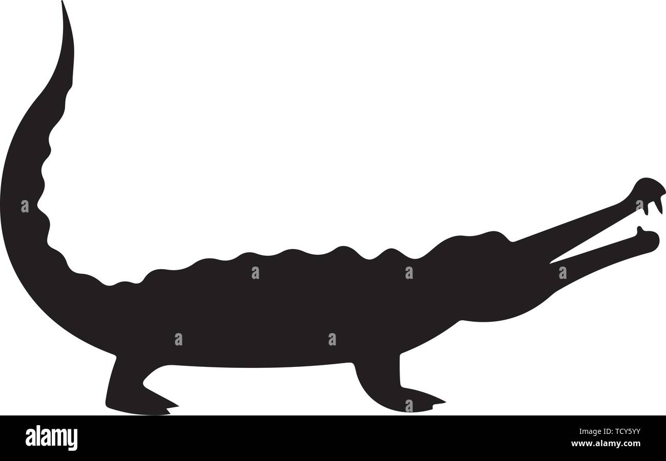 Caiman Icon Vector Stock Vector Image & Art - Alamy