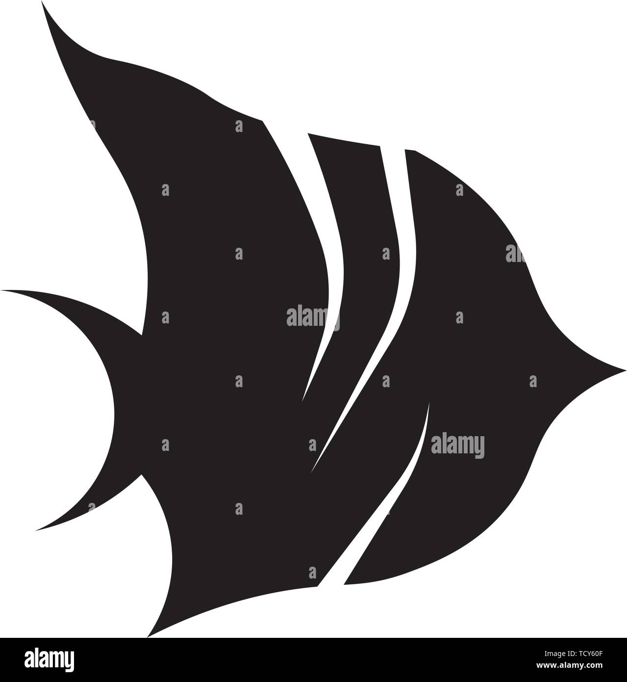 Butterflyfish Icon Vector Stock Vector Image & Art - Alamy