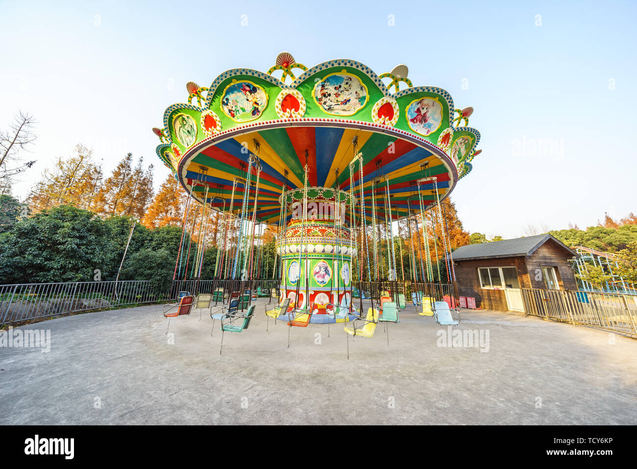 Shanghai Binjiang Forest Park Playground Stock Photo - Alamy