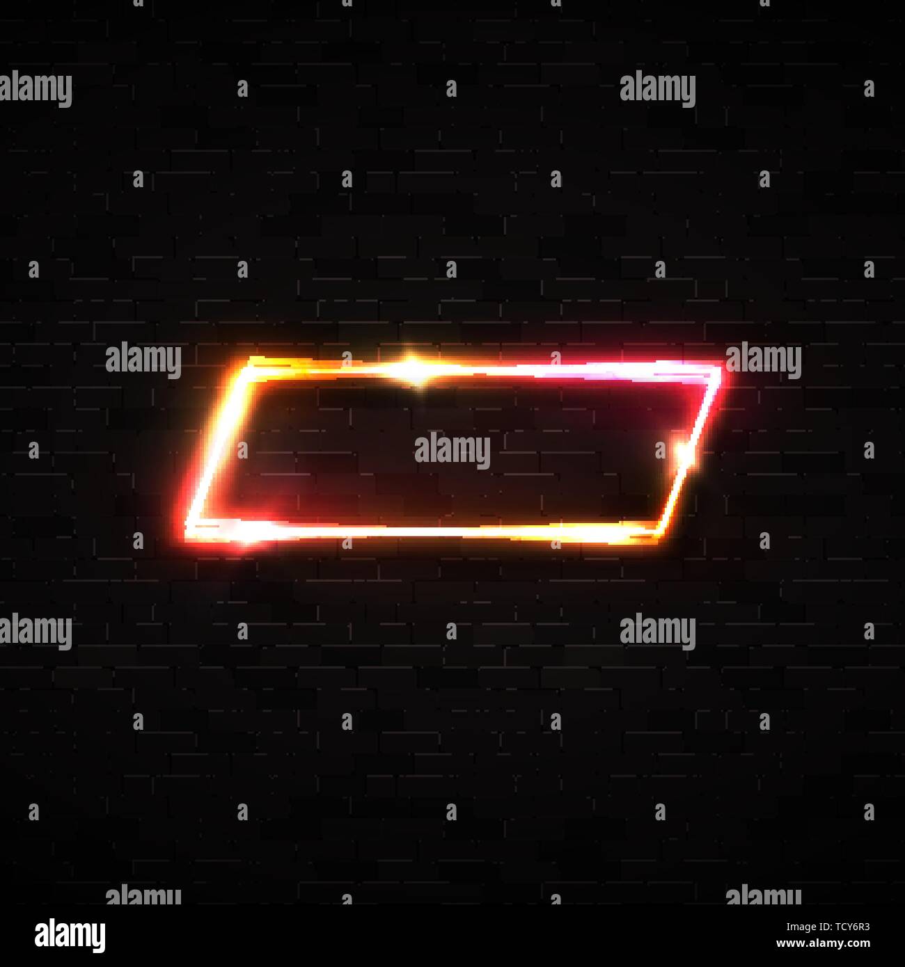 Fluorescent light sign Stock Vector Images - Alamy