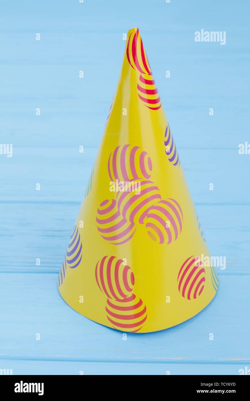 Image yellow party hat hi-res stock photography and images - Alamy