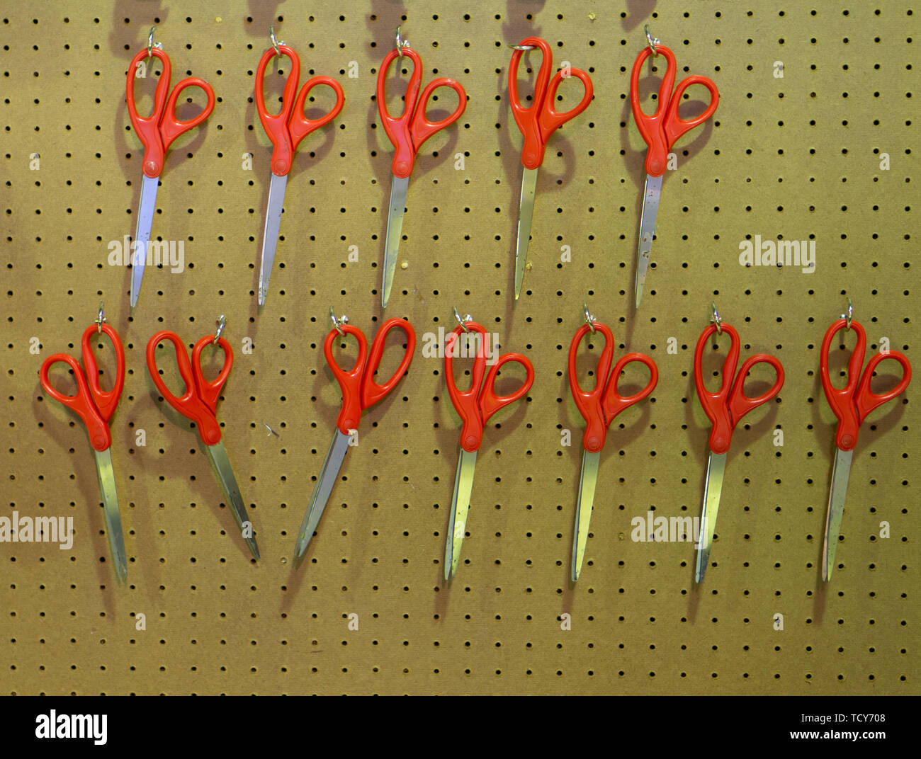 Plastic scissors hi-res stock photography and images - Alamy