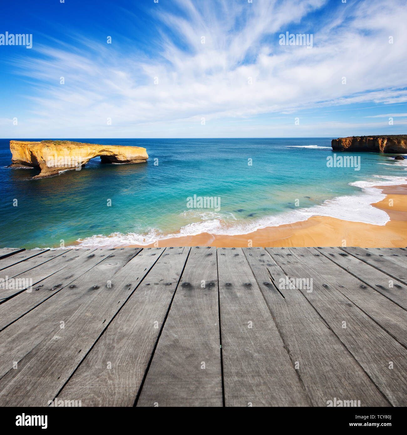 plank board with london bridge as background, Australia Stock Photo - Alamy