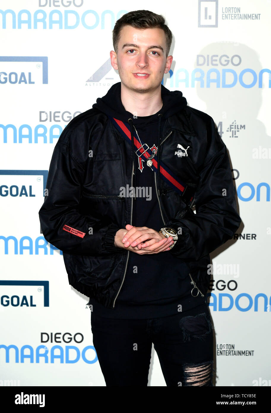 Jamie Shawyer attending the Diego Maradona Special Gala Screening held ...
