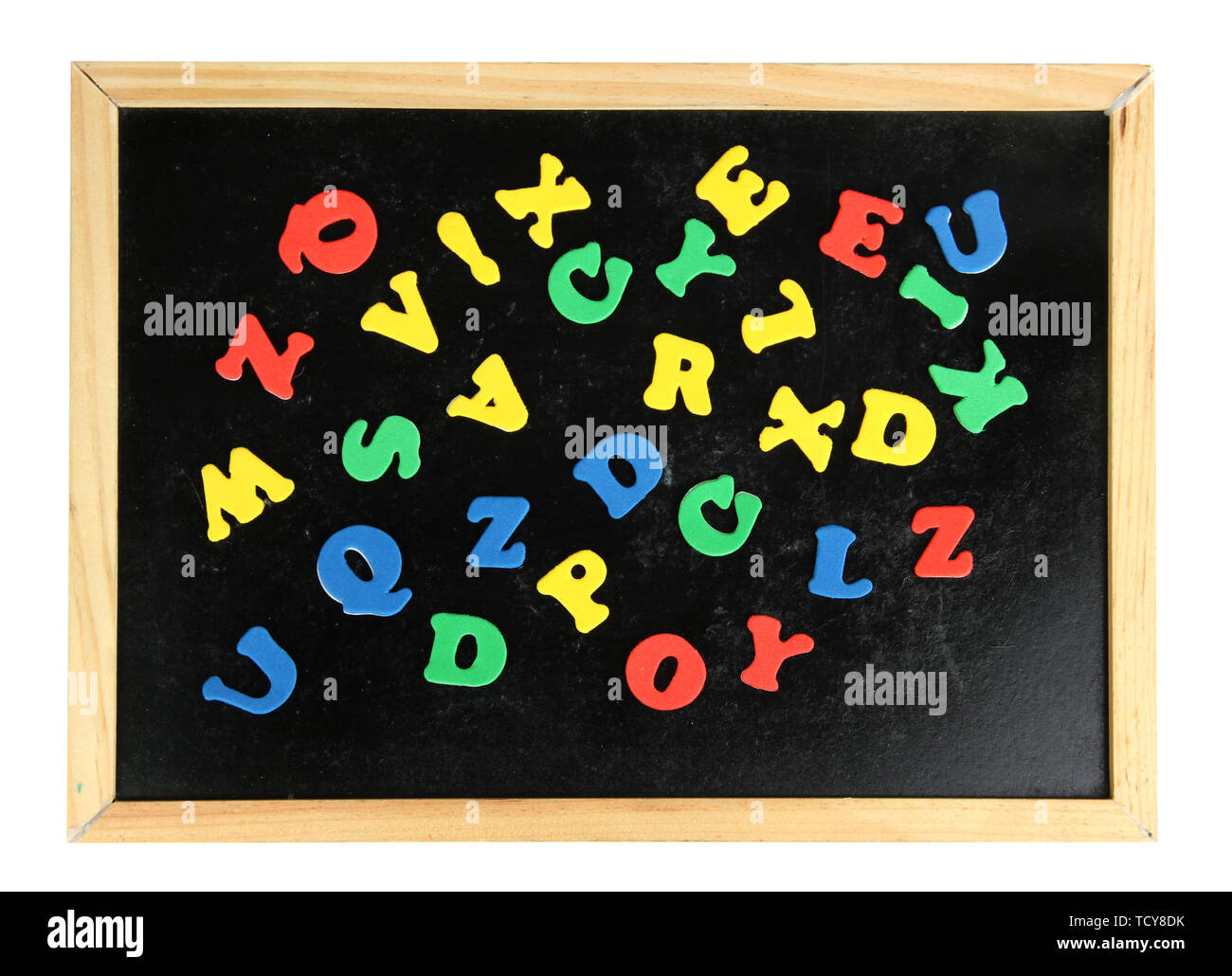 Colorful letters on Cut Out Stock Images & Pictures - Alamy