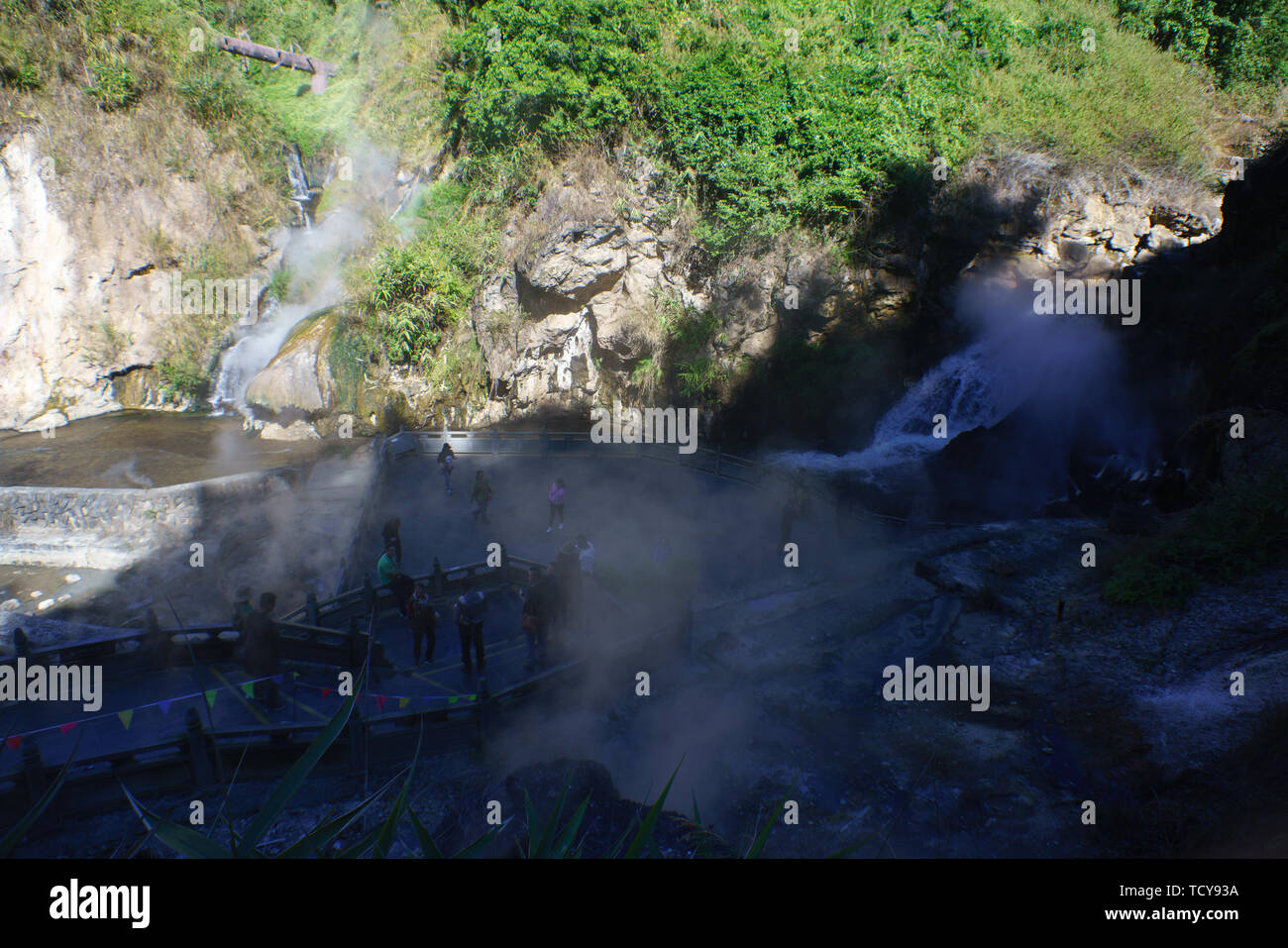 Geothermal and tengchong hot sea hot springs hi-res stock photography ...