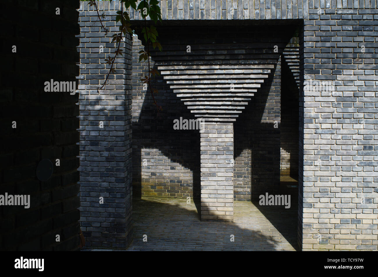 Beijing Red Brick Art Gallery Stock Photo - Alamy