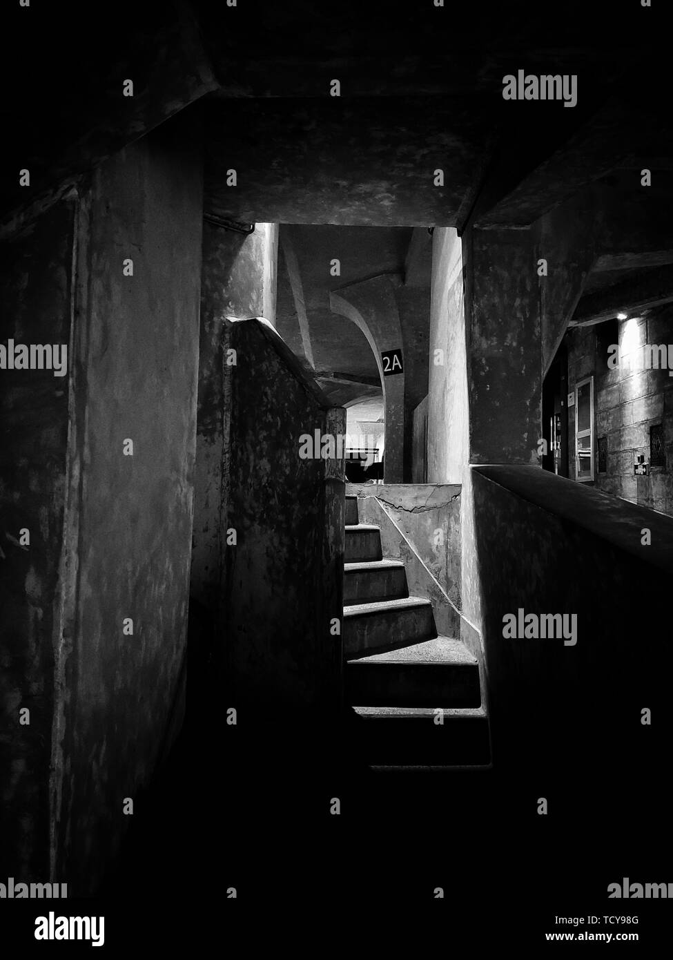 No one building in the interior abandoned the house light and windows ...