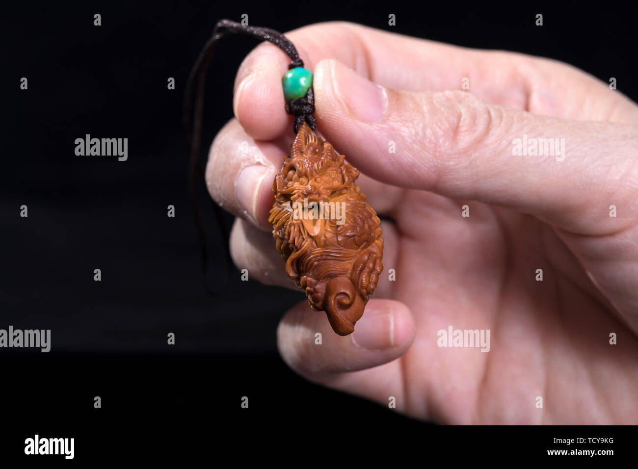 The olive core carved the dragon hi-res stock photography and images ...