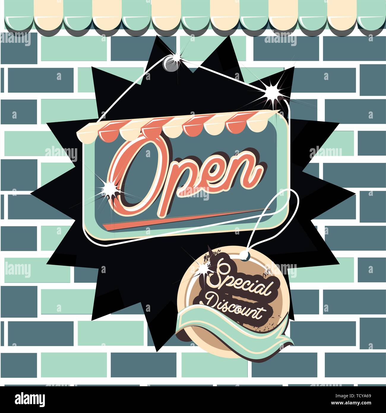 Store building showcase billboard Stock Vector Images - Alamy