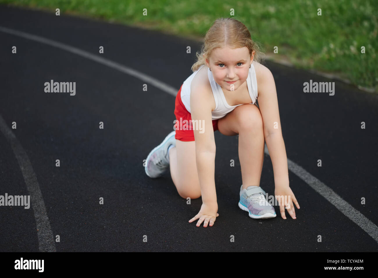 Kids Running On Track Stock Photos & Kids Running On Track Stock Images ...