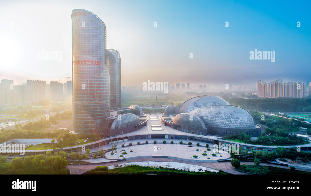 Quancheng new city in western Jinan Stock Photo - Alamy
