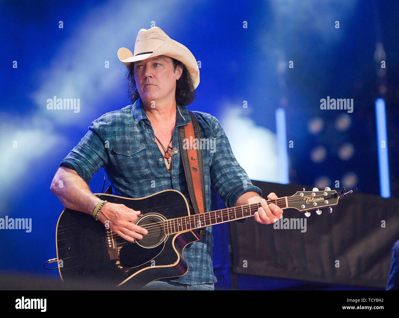 June 9, 2019 - Nashville, Tennessee; USA - Musician DAVID LEE MURPHY ...