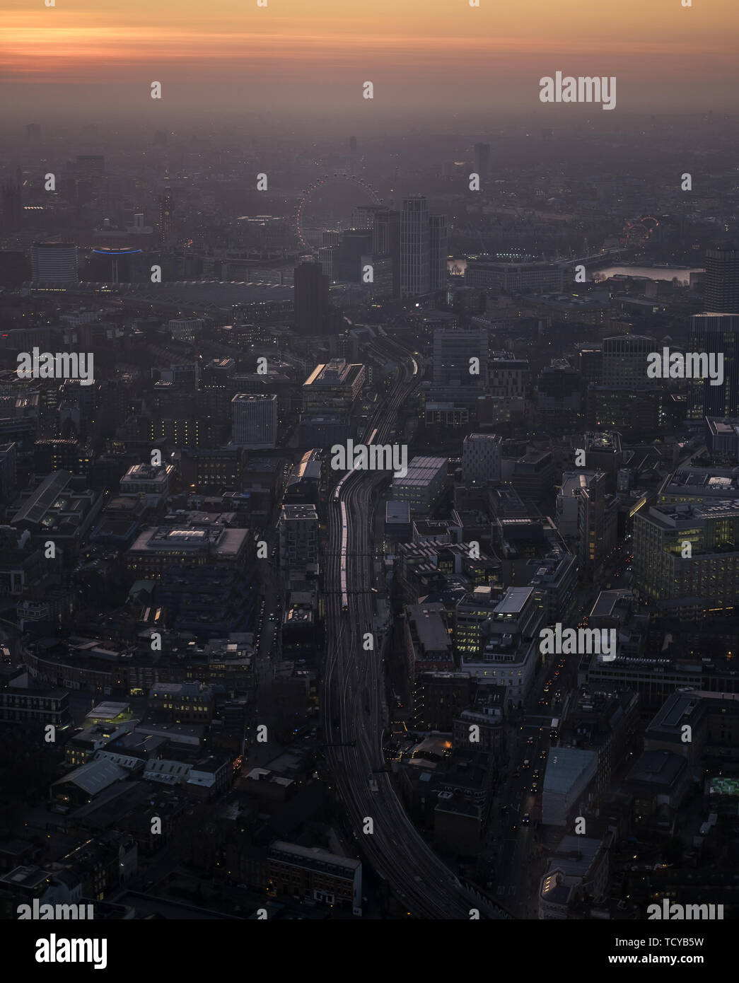 London night view Stock Photo - Alamy