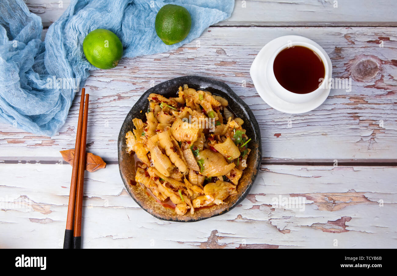 Sichuan cuisine, boneless phoenix claws Stock Photo - Alamy