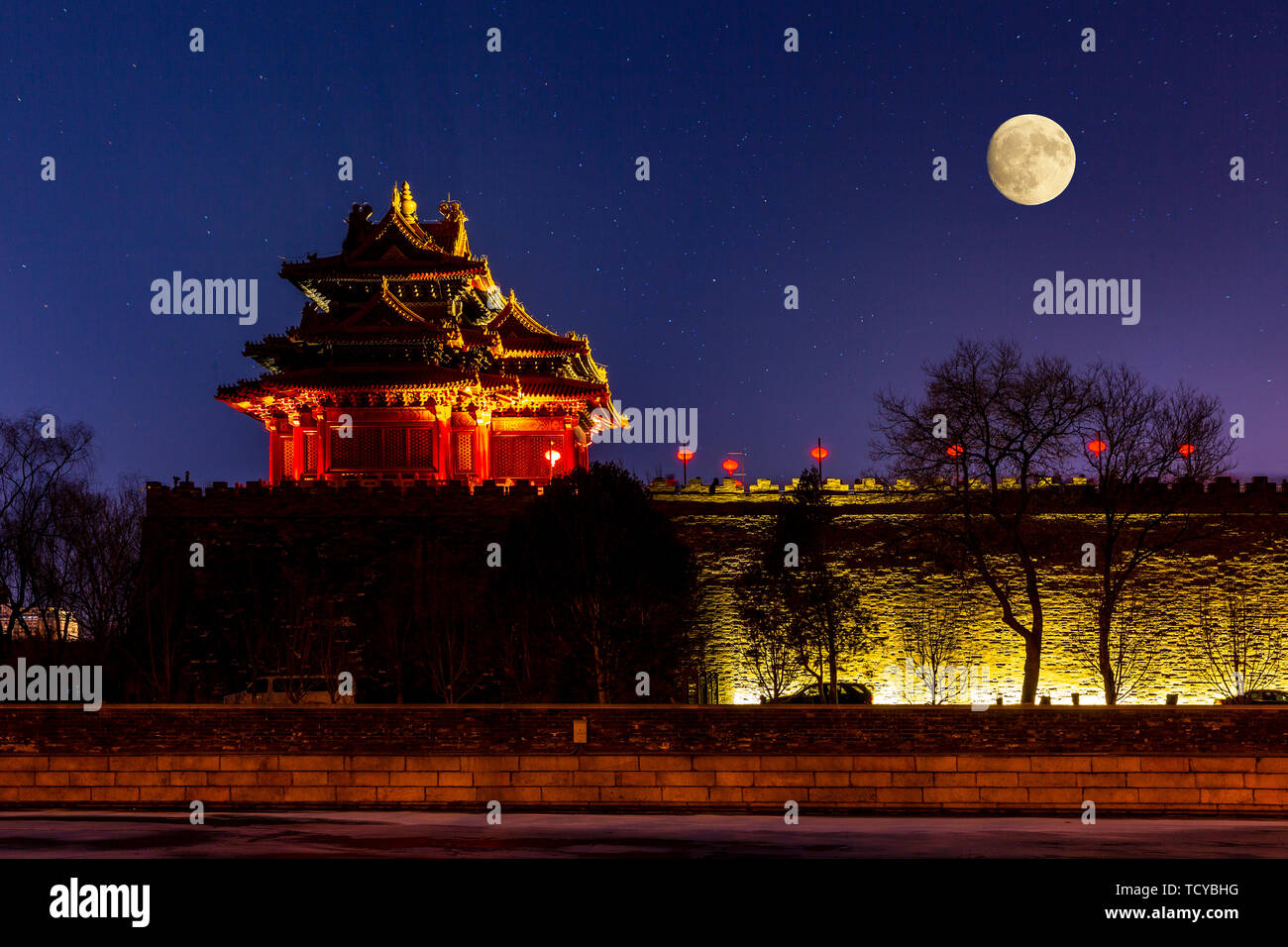 Palace Museum light show Stock Photo - Alamy
