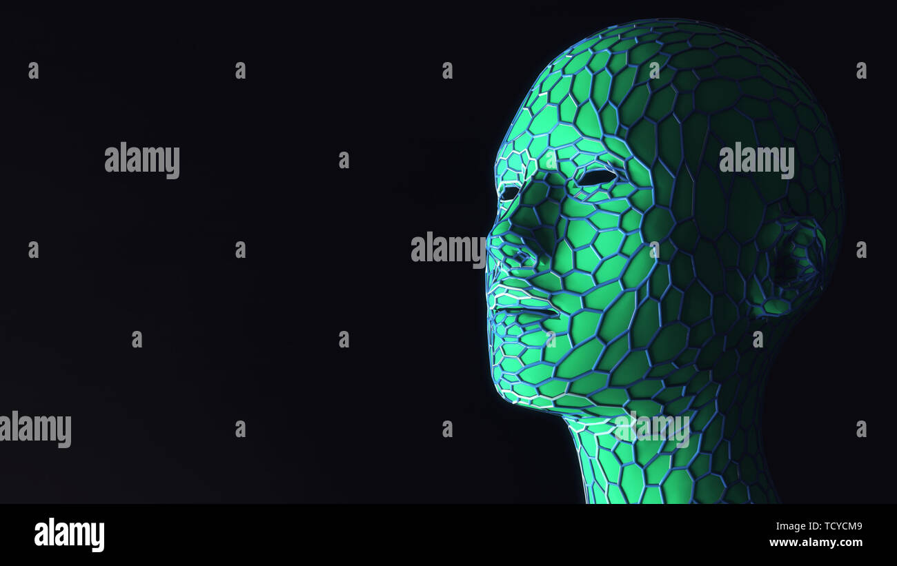 3d render human shattered hi-res stock photography and images - Alamy