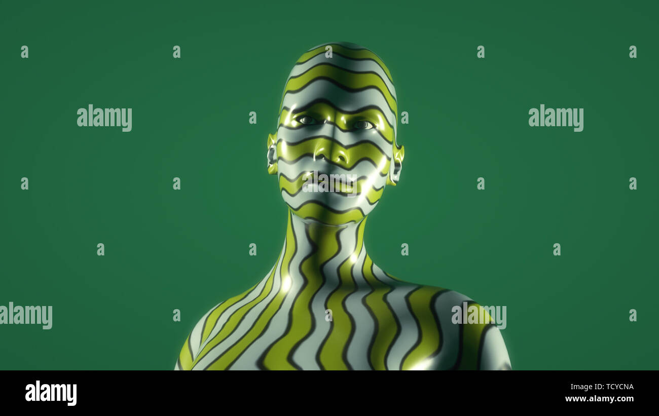 3d render human shattered hi-res stock photography and images - Alamy