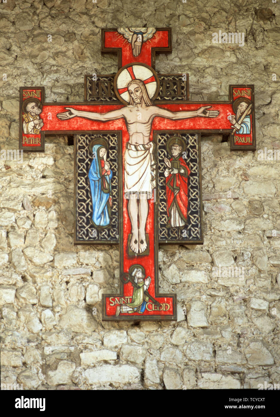 The Chapel of St Peter AD MURUM built on the wall of the Roman Fort ...